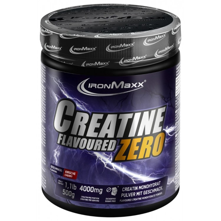 Креатин моногідрат зі смаком, IronMaxx, Creatine Flavoured ZERO - 500 г ...