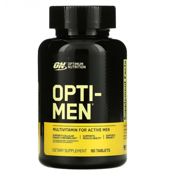 Вітамінно-мінеральний комплекс для чоловіків, Optimum Nutrition, Opti-Men - 90 таб - купити в ...